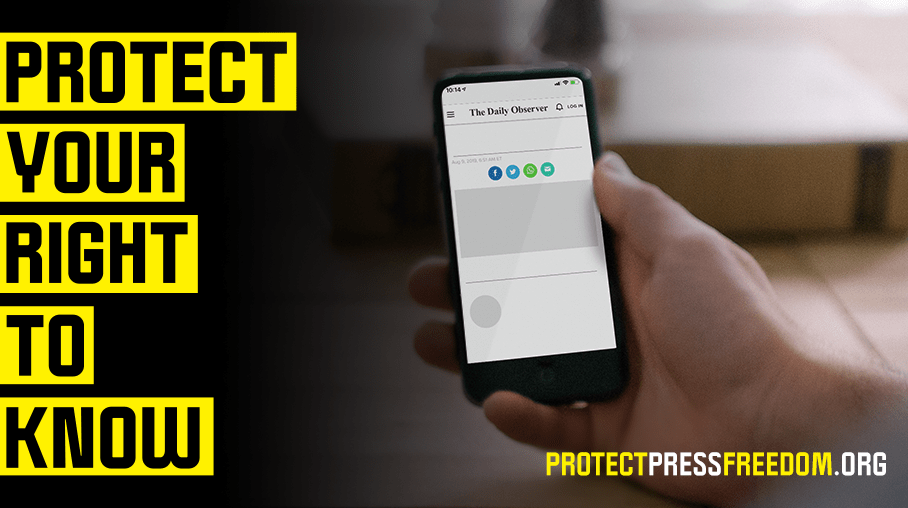 RCFP, CPJ launch nationwide campaign to protect press freedom