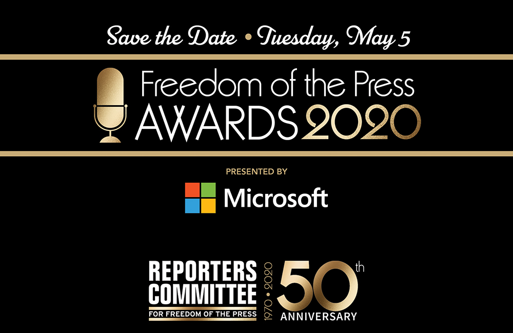 Freedom of the Press Awards - The Reporters Committee for Freedom of ...