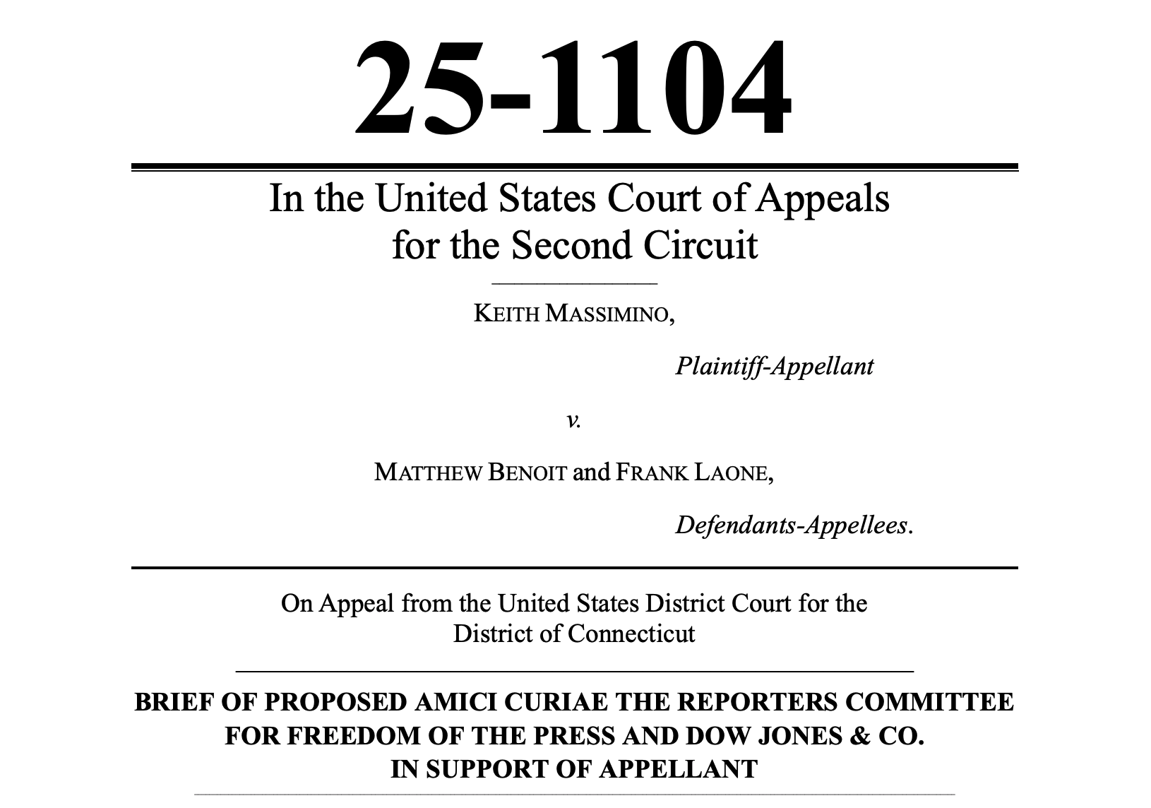 RCFP urges Second Circuit to protect First Amendment right to record